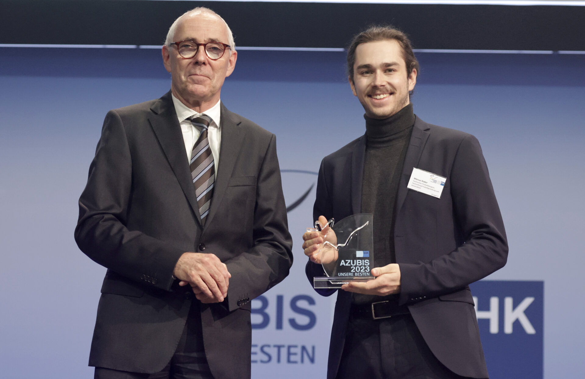 Nationale Besten-Ehrung für besten deutschen Prüfungsteilnehmer – metron eging GmbH