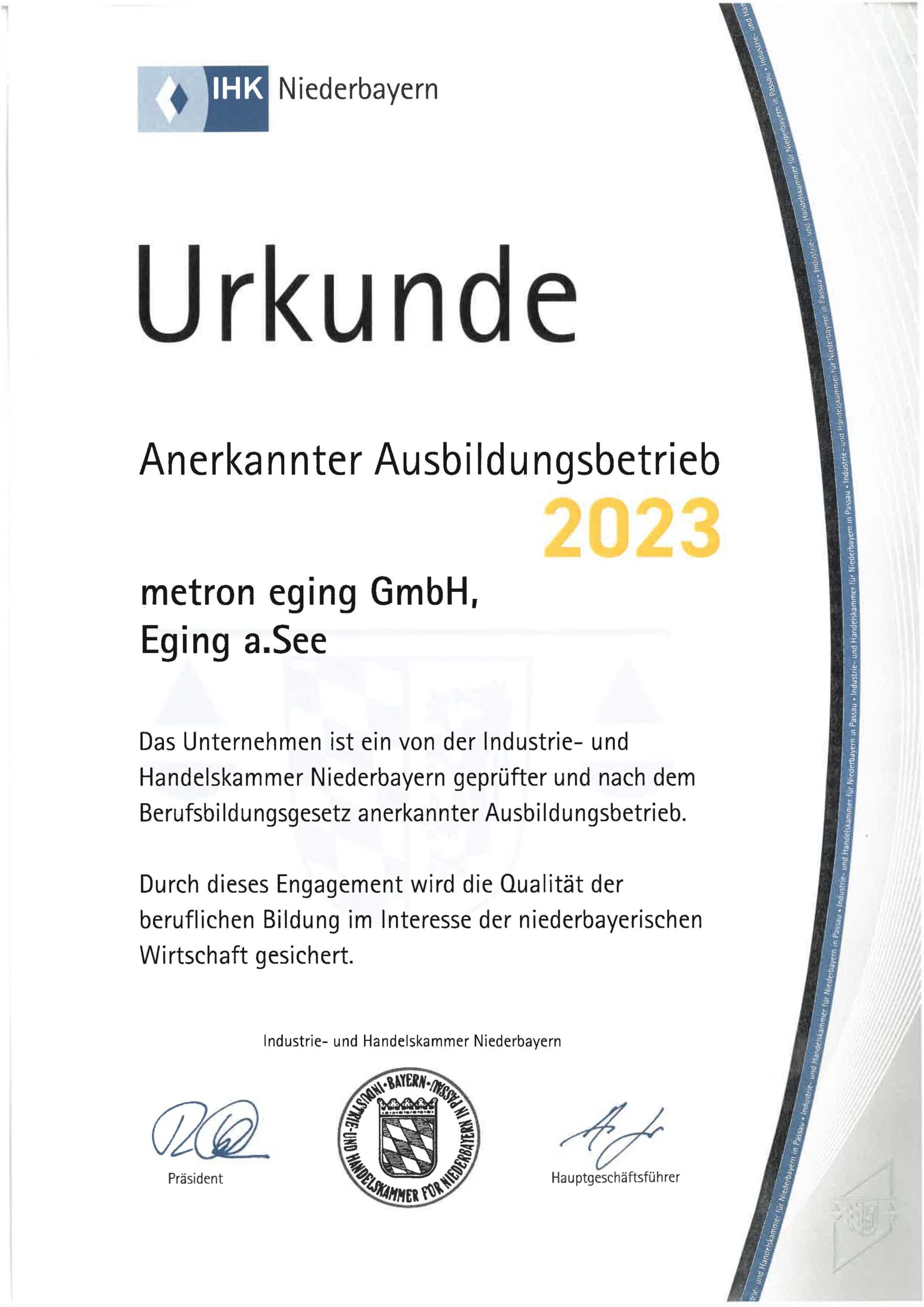 News – metron eging GmbH